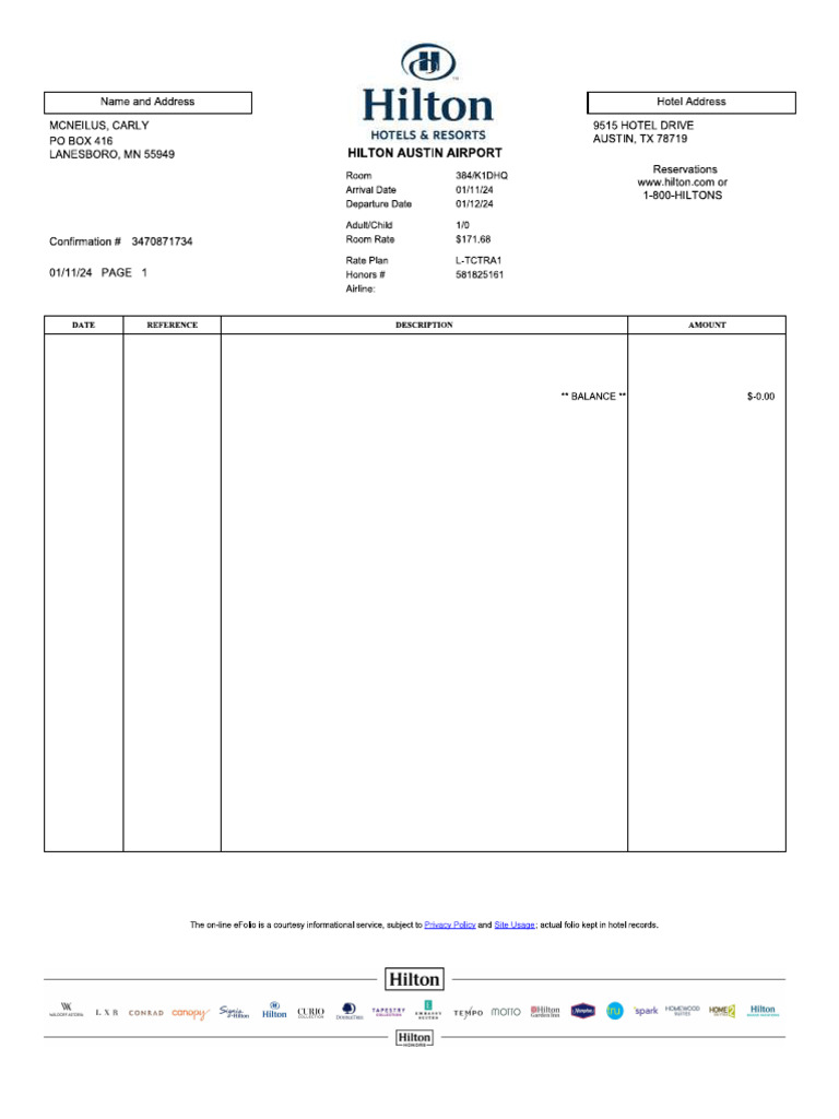 Hilton Airport | PDF