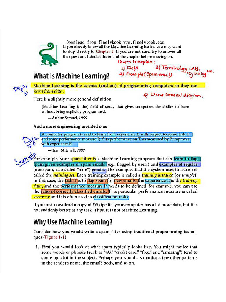 ML 1 Notes PDF | PDF