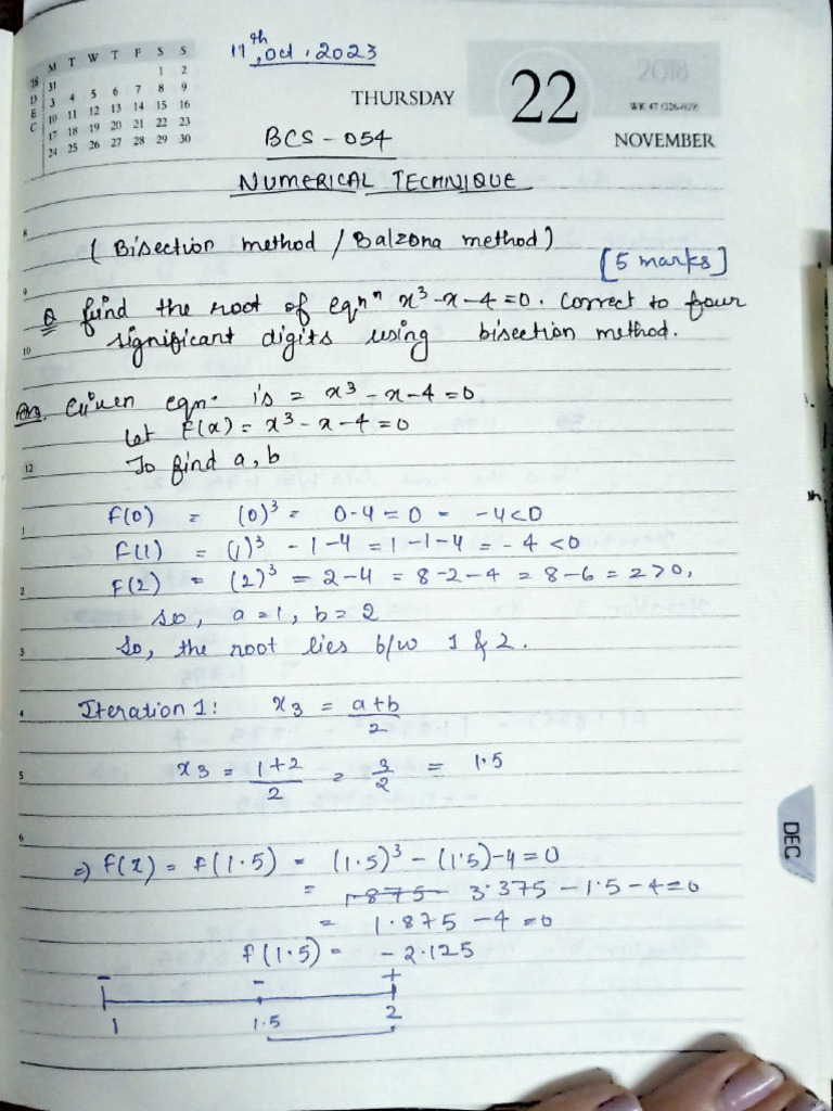 Numerical Techniques | PDF