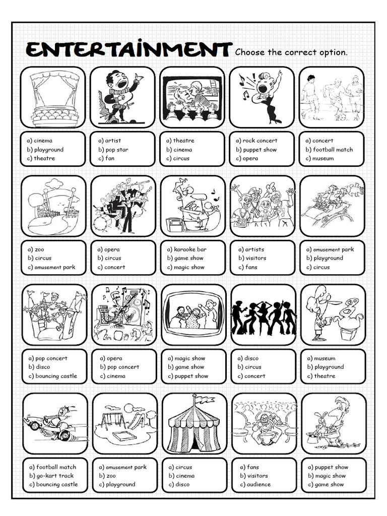 Entertainment-Multiple-Choice | PDF