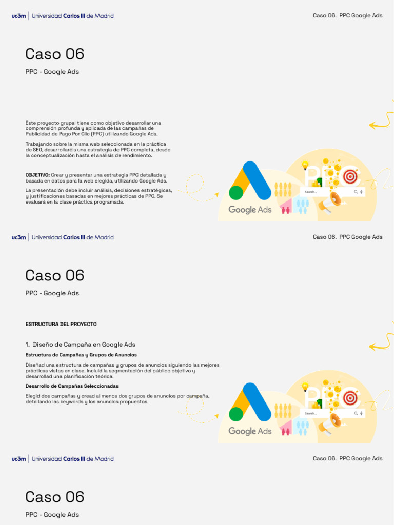 Caso Ejercicio PPC - Marketing Digital | PDF | Marketing
