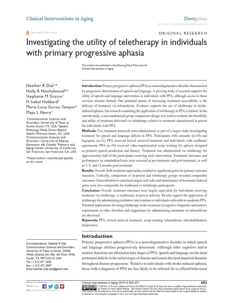 cia-14-453 | PDF | Aphasia | Speech