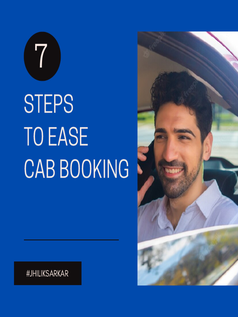 Steps To Ease Cab Booking | PDF