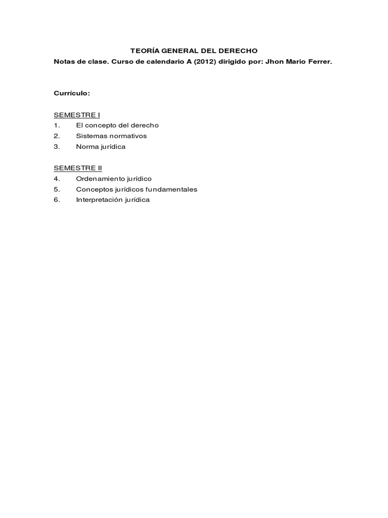 Notas Introducciòn Al Derecho | PDF | La Ley natural | Justicia