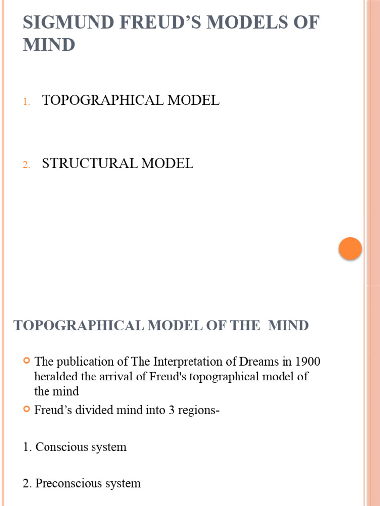 Freud's Mind Models: Topographical & Structural | PDF | Id ...
