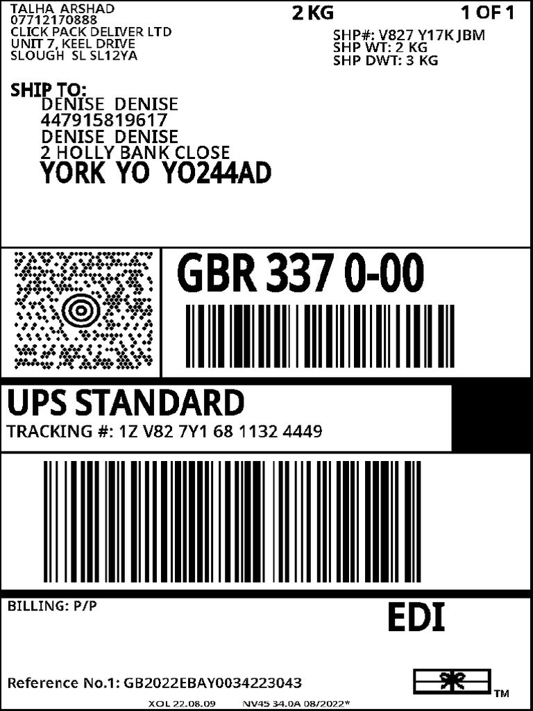 Multiple Shipments Labels Merged 1660486944272 | PDF