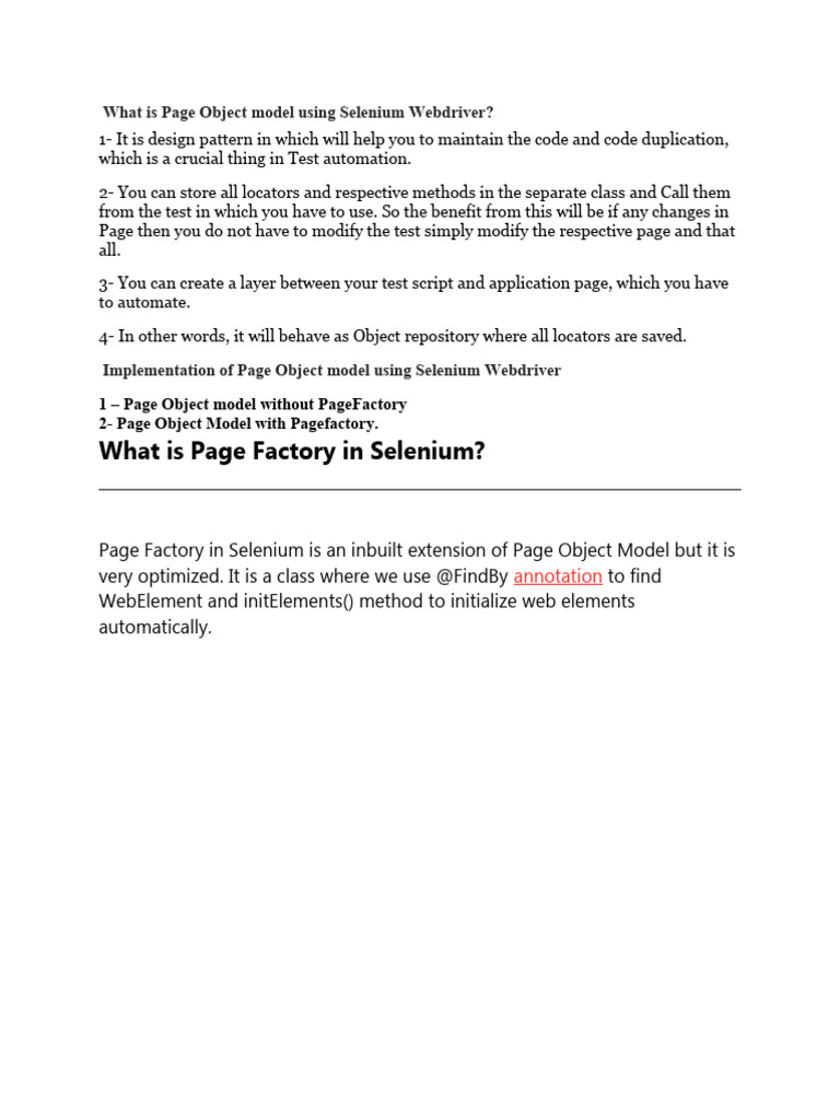 What Is Page Object Model Using Selenium Webdriver 20230227 Lyst5796 ...