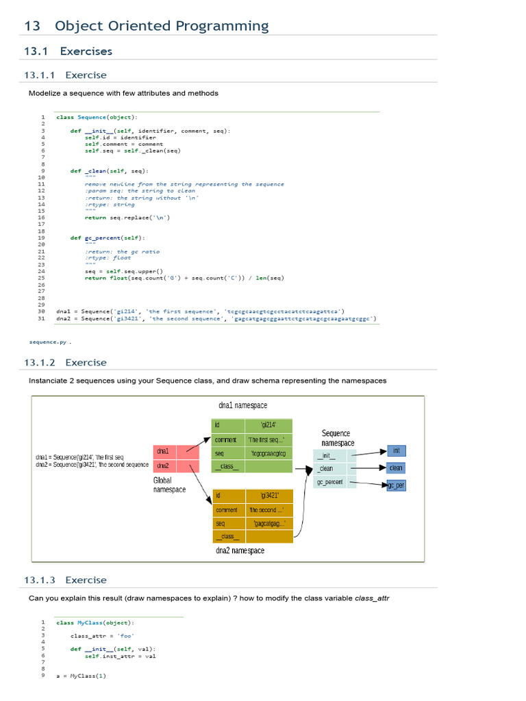 13 Object Oriented Programming — Python Solutions 1 5 Documentation Pdf Matrix Mathematics