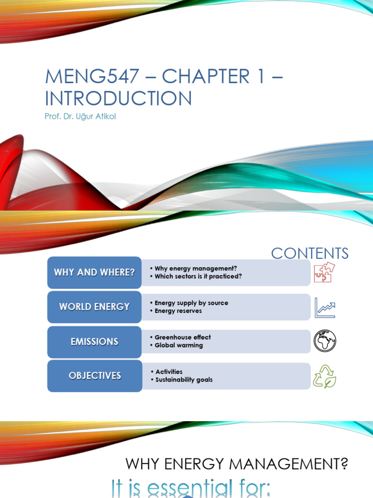 MENG547 CHP1 Introduction | PDF | Renewable Energy | Climate Change