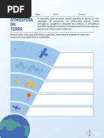 Atividade Adaptada Atmosfera Da Terra Ciencias | PDF | Atmosfera | Terra