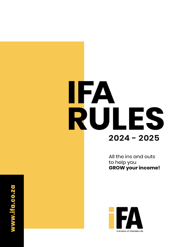 IFA Rules Manual 2023 vs10 | PDF | Qr Code | Mobile App