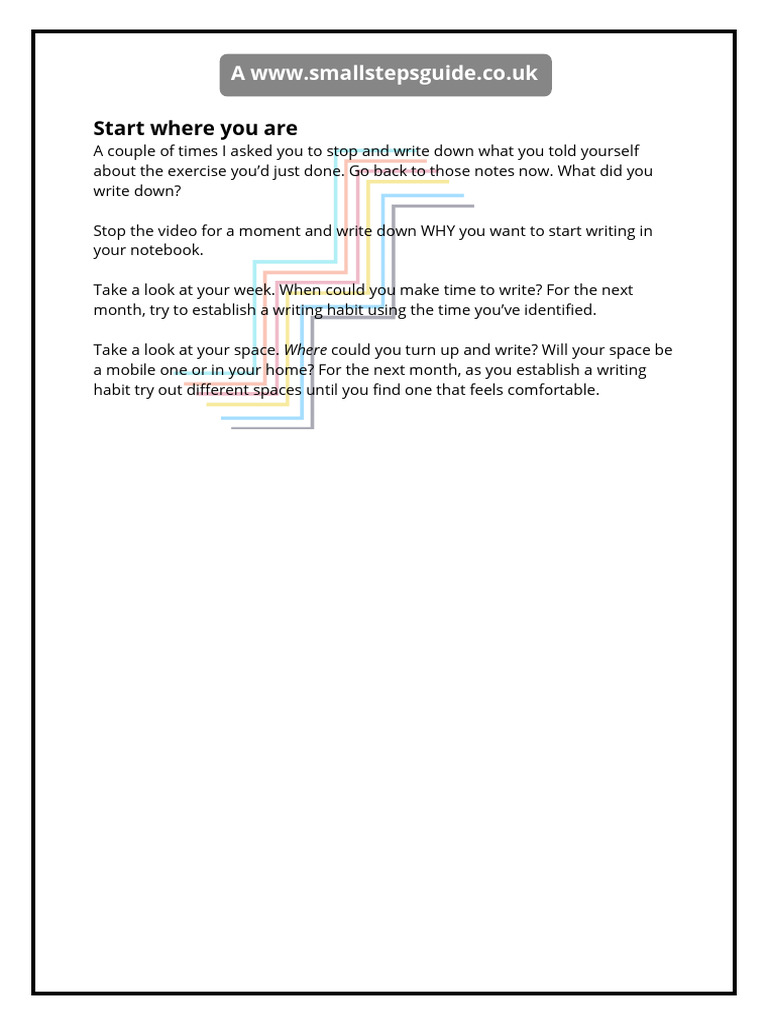 4+Start+where+you+are+exercises | PDF