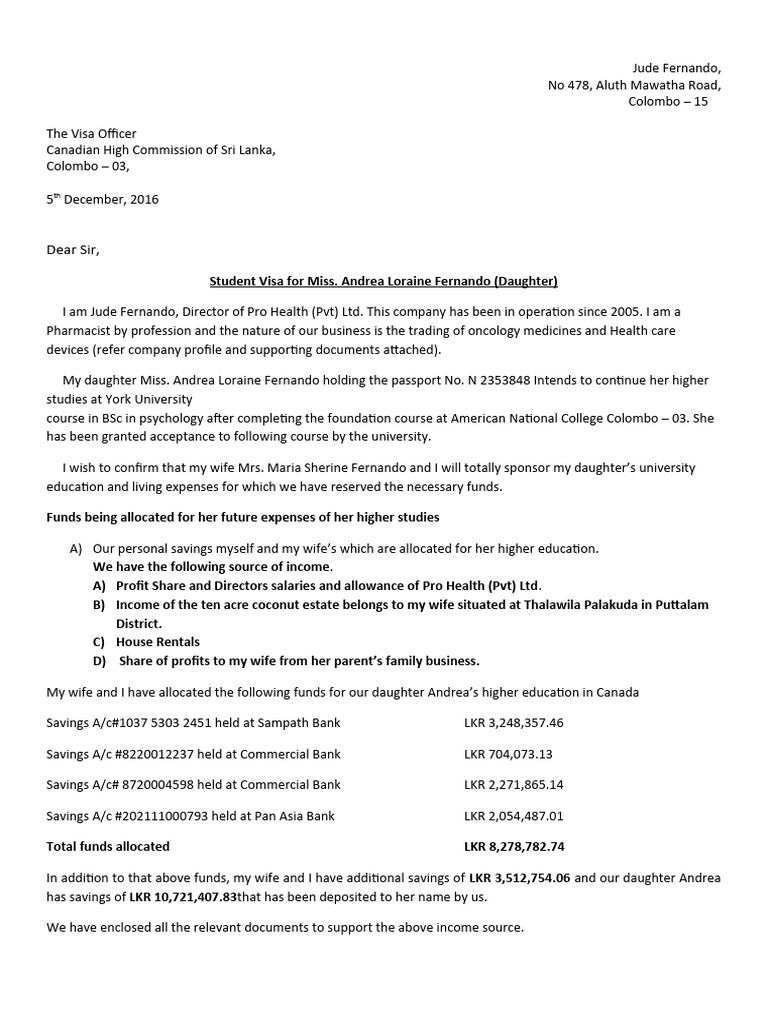 Jude Fernando - Letter Edited | PDF | Law