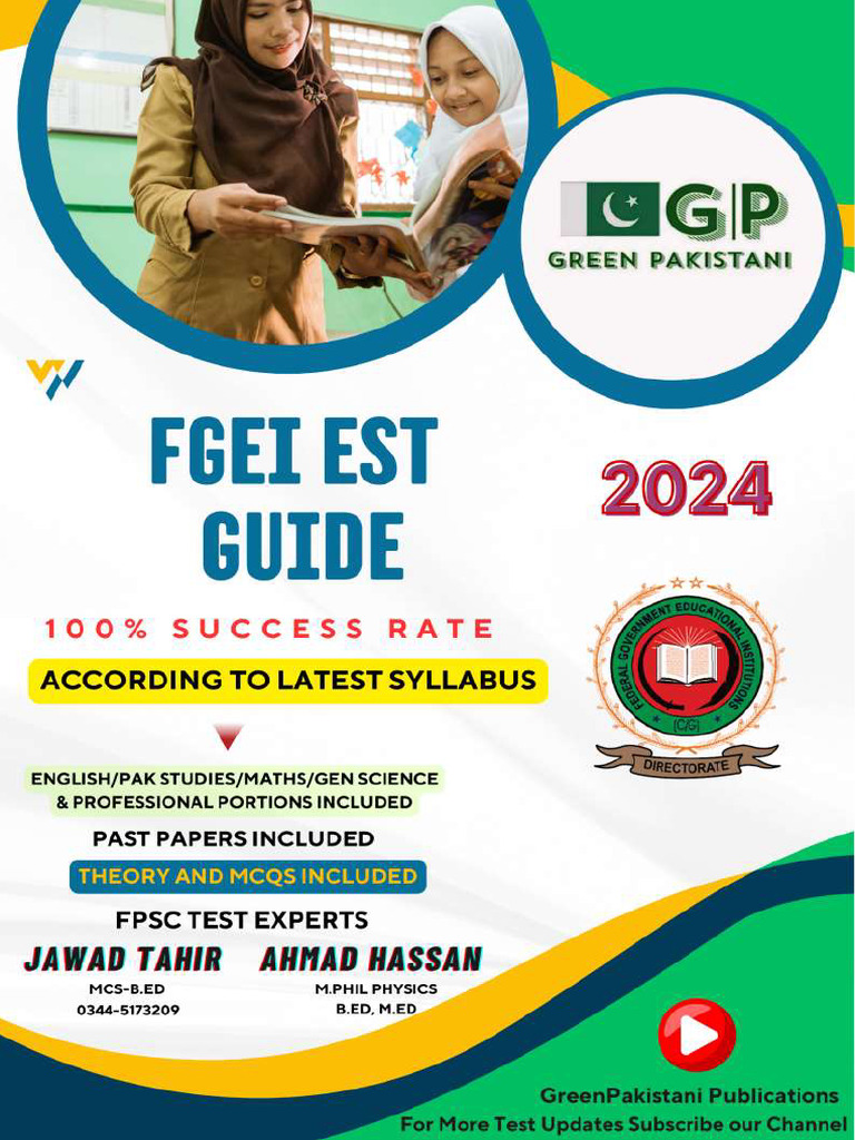 FGEI EST Guide 2024 Overview | PDF | Part Of Speech | Adverb