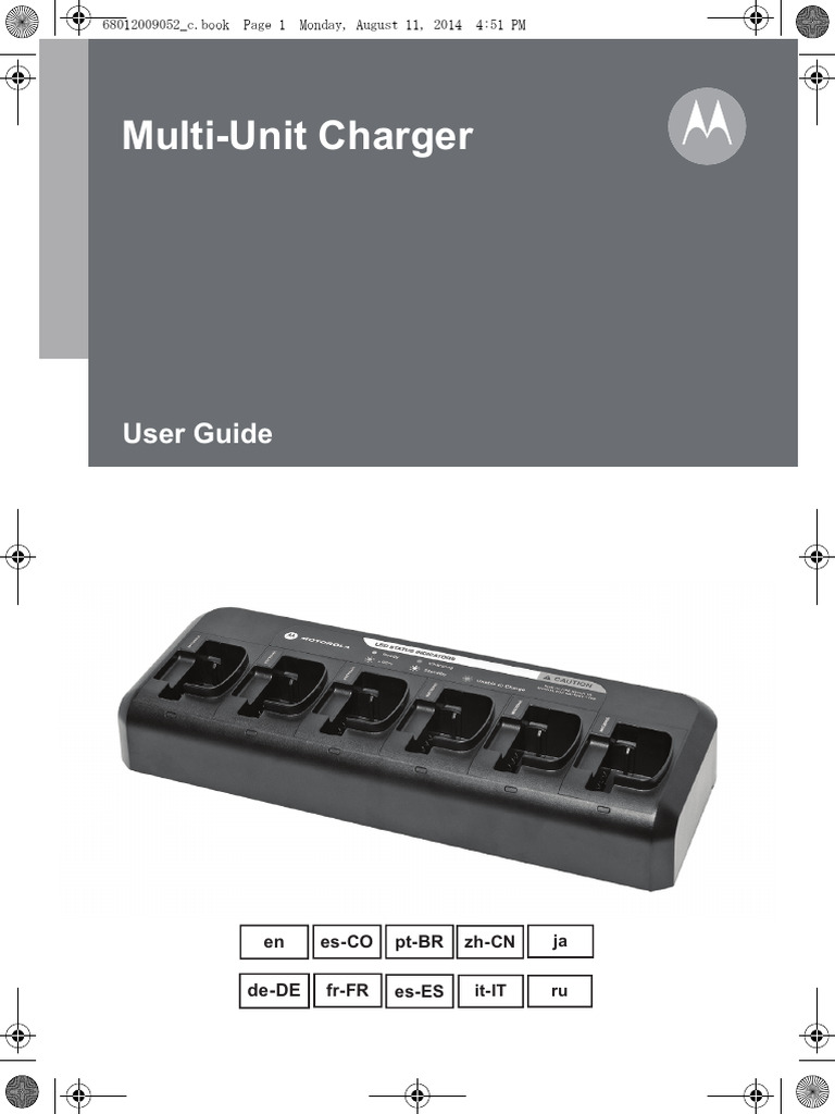 Motorola PMLN6588 (NNTN8410A) | PDF | Battery Charger | Electronics