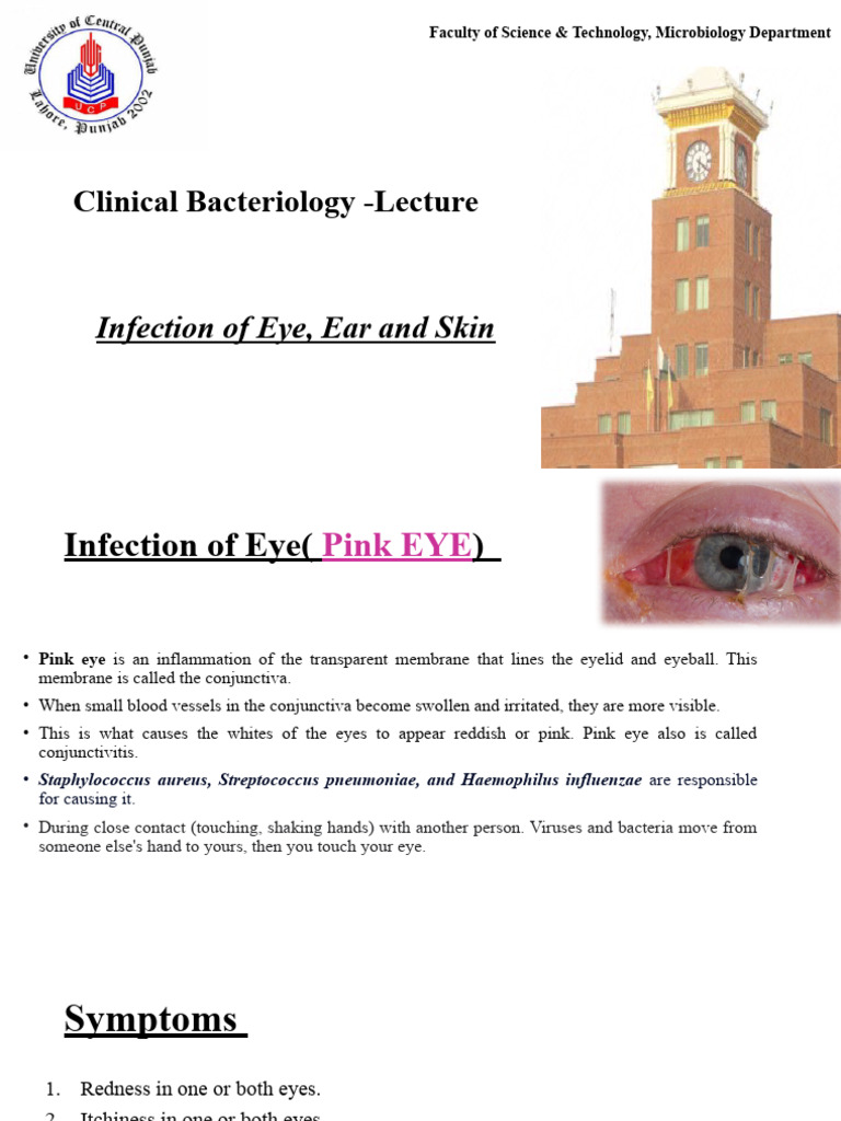 Infection of Ear, Skin, Ear | PDF | Immunology | Microbiology