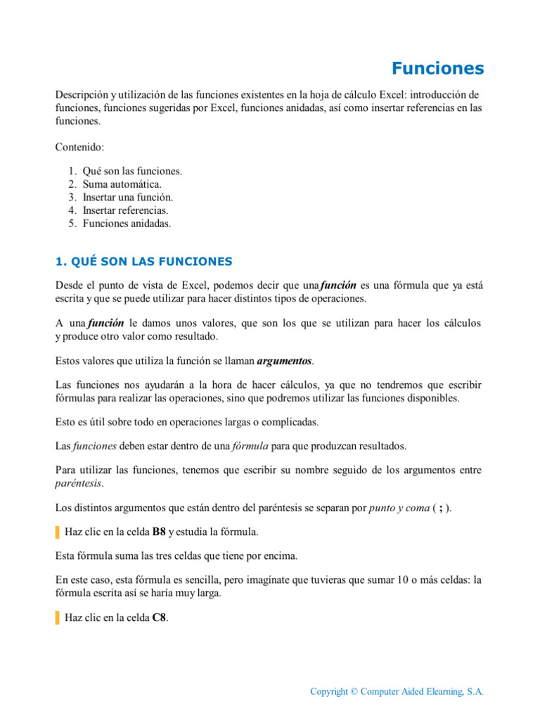 Manual Lec09 | PDF | Hoja de cálculo | Microsoft Excel