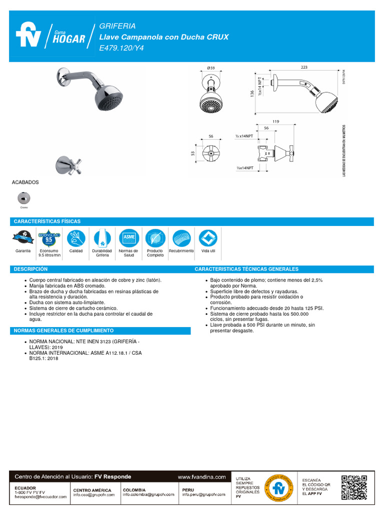 E479 120y4-Especificaciones | PDF