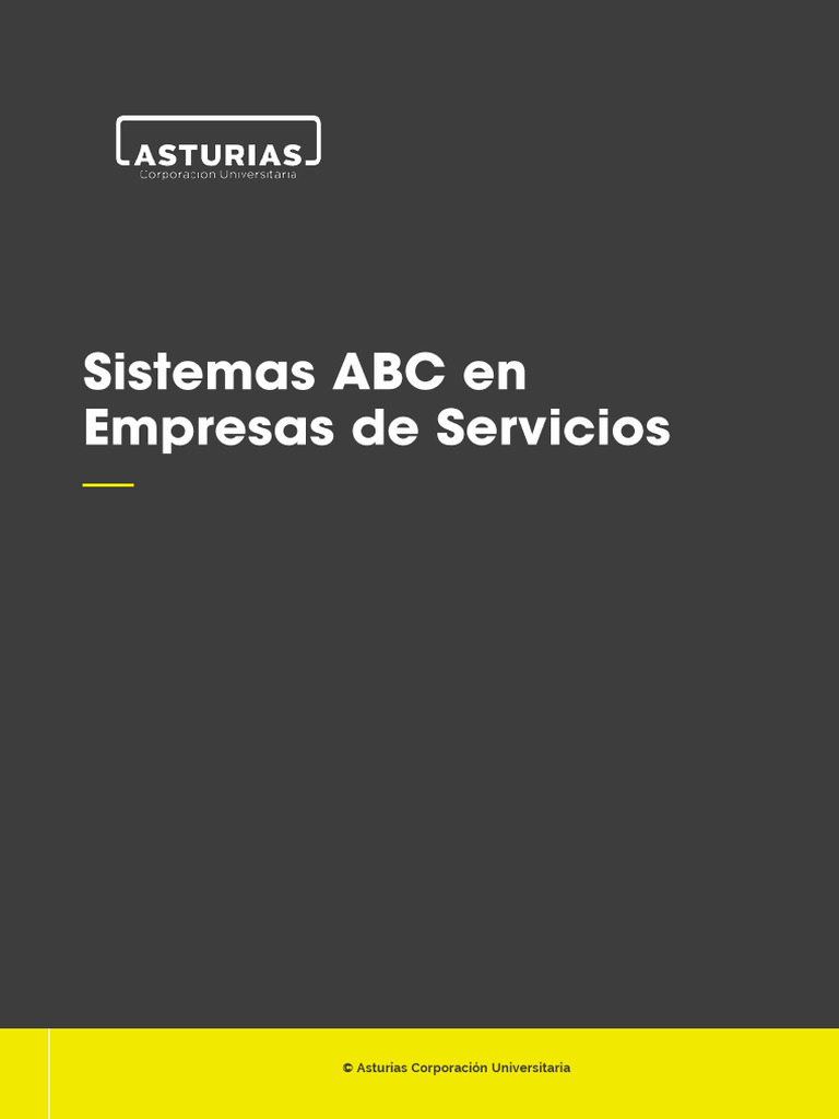 Sistema ABC en Empresas de Servicios Unidad3 - pdf3 | PDF | Business | Bancos