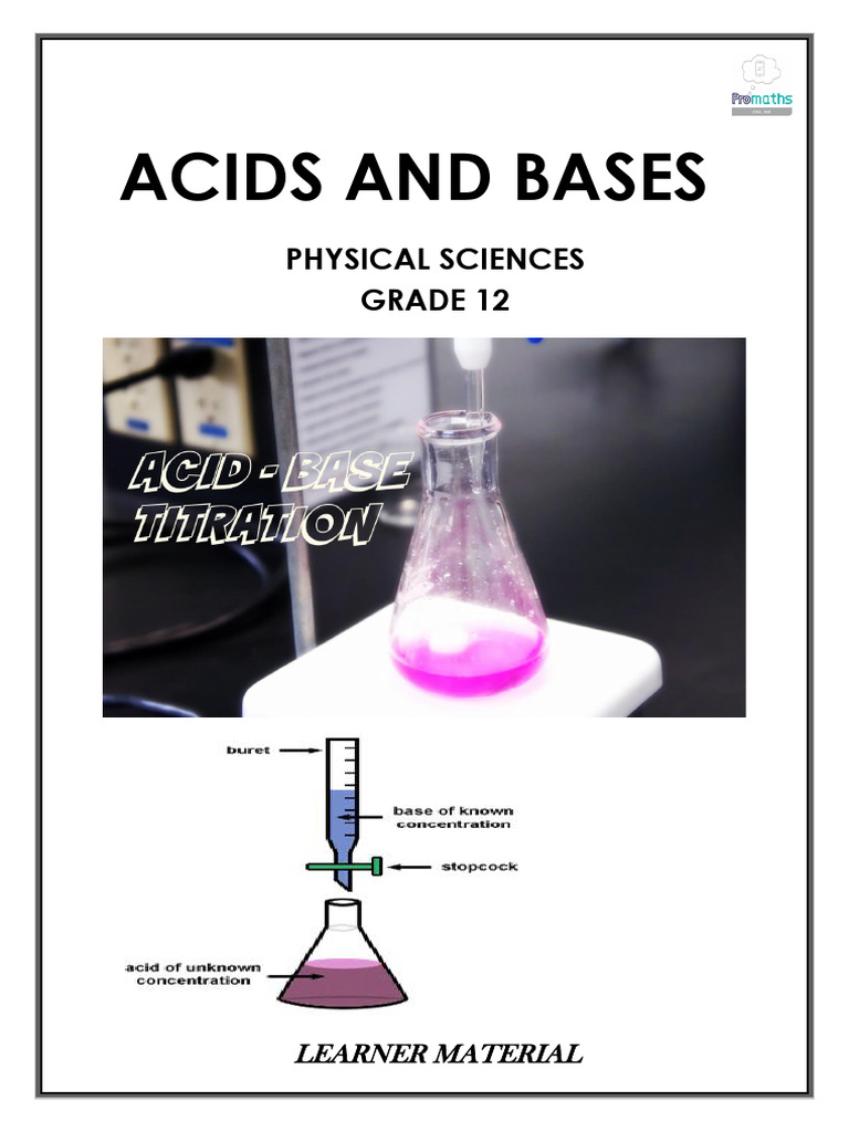 Grade 12 Acids and Bases Overview | PDF | Acid | Hydroxide