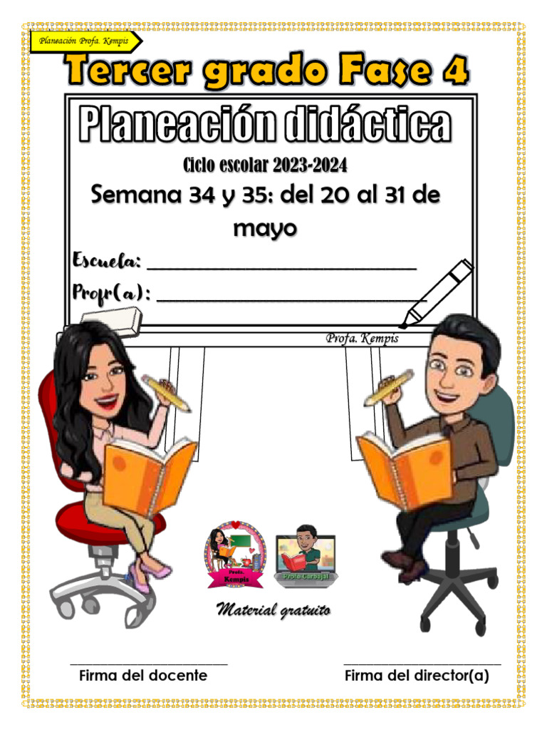 3Âº S34 y 35 PlaneaciÃ N Profa. Kempis | PDF | Alimentos | Aprendizaje