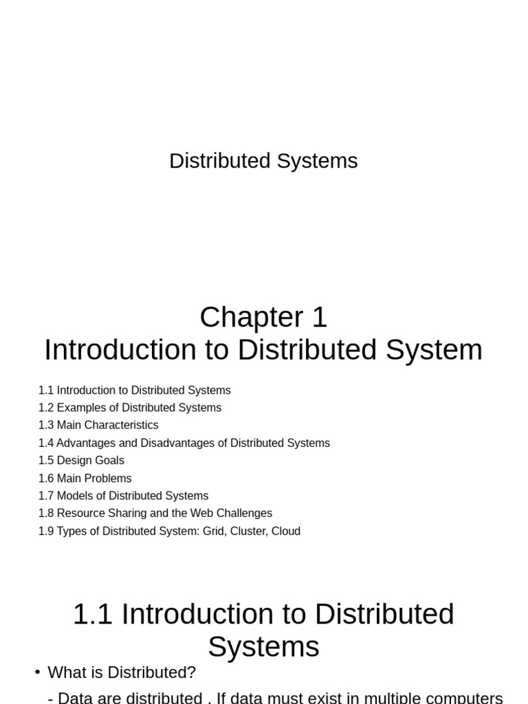 chapter 1 | PDF | Peer To Peer | Client–Server Model
