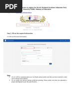 UDGAM Portal Registration Guide | PDF | Login | Password