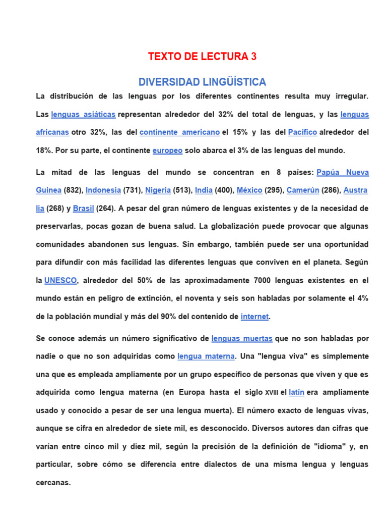 Texto de Lectura 3 | PDF | Lingüística | Comunicación humana
