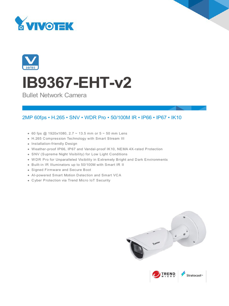 ib9367-eht-v2datasheet_en | PDF | Camera | Photography Equipment