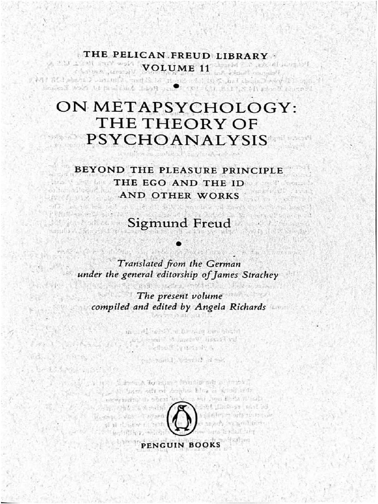 Freud - Beyond The Pleasure Principle | PDF