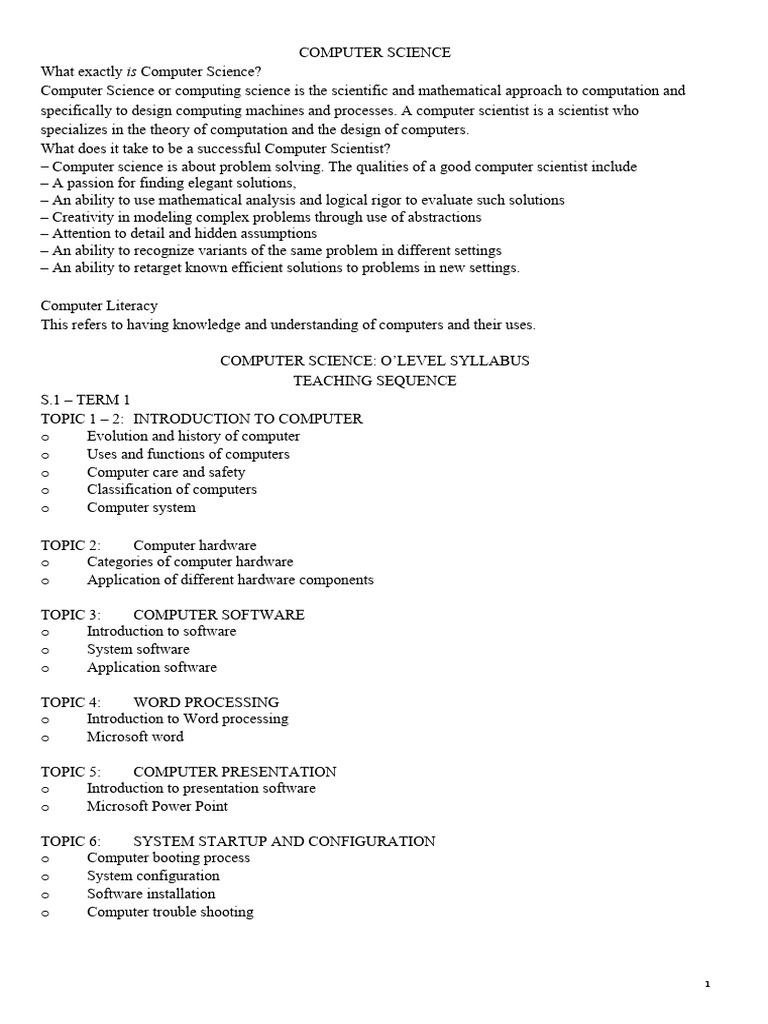 Understanding Computer Science Basics | PDF | Digital Signal ...