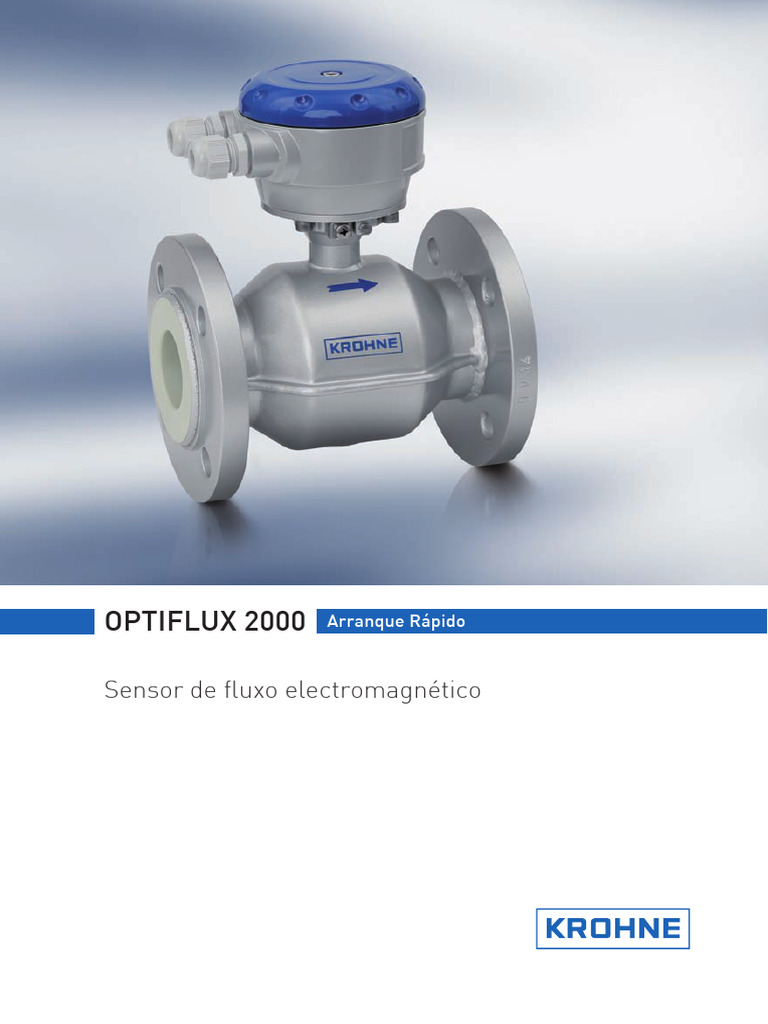 Manual Optiflux 2050 P - PT | PDF | Compatibilidade eletromagnética