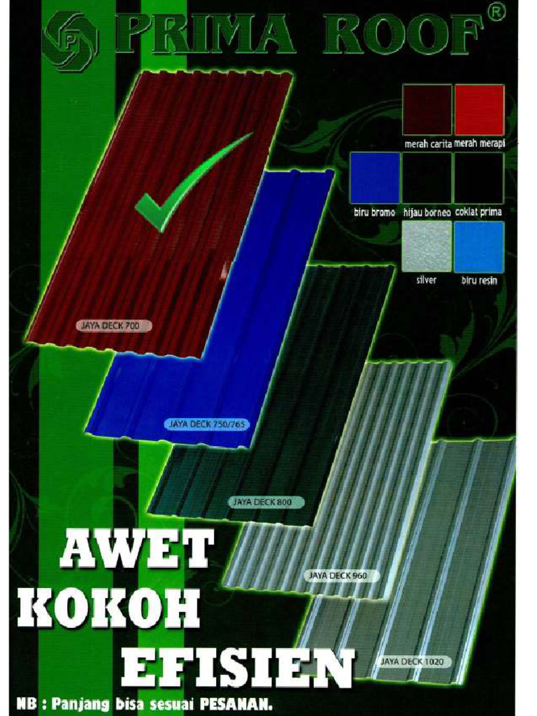 Prima Roof Brosur | PDF