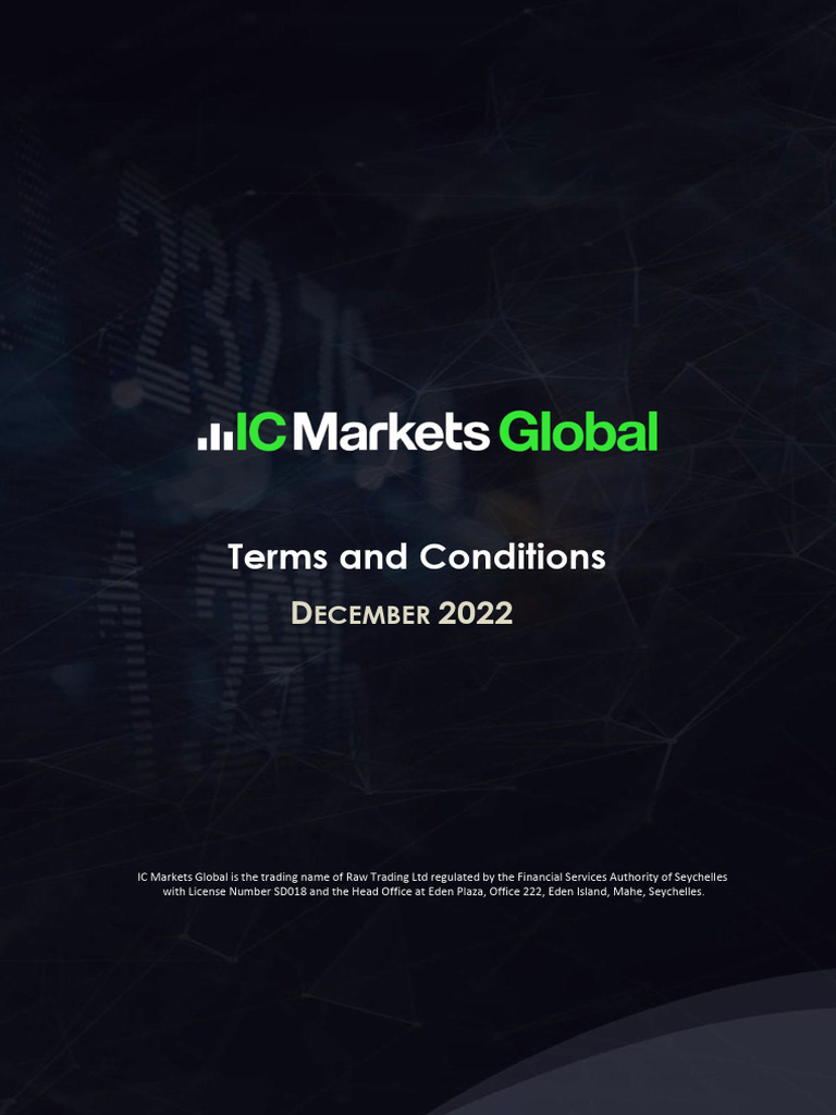 IC Markets Terms & Condition FSA | PDF | Derivative (Finance) | Law Of ...