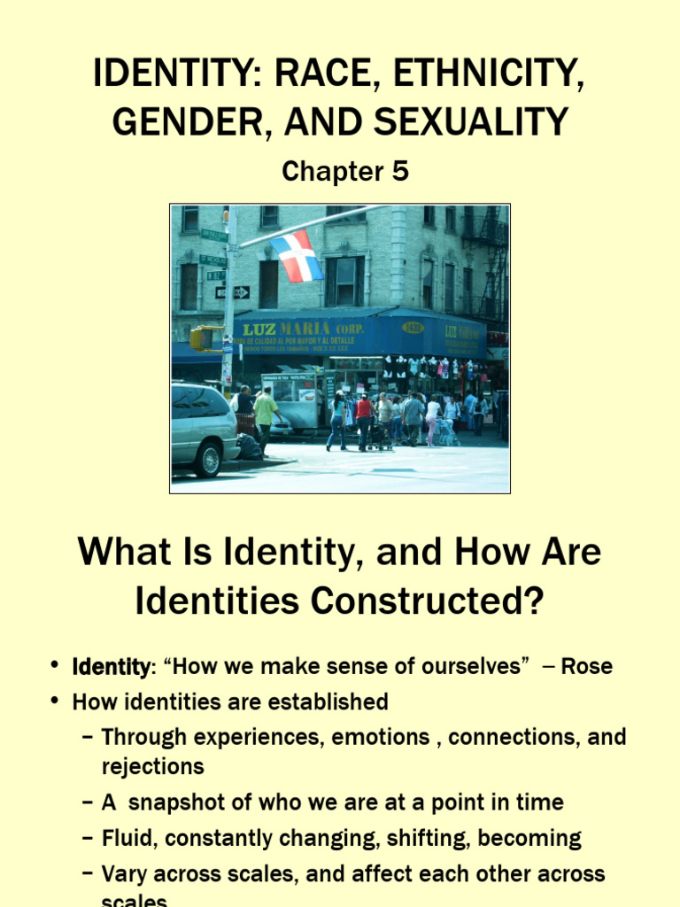 Identity PowerPoint | PDF | Race (Human Categorization) | Race And ...