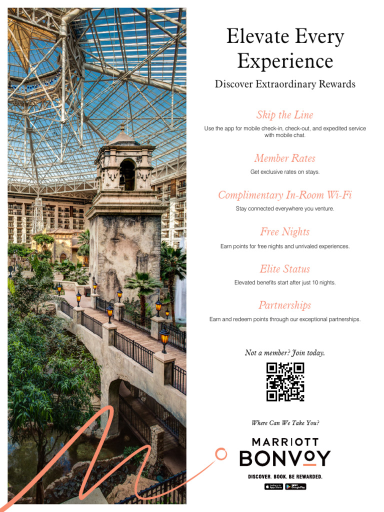 Marriott Bonvoy Enrollment Benefits | PDF