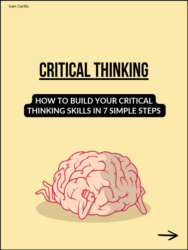 Critical Thinking 1713436913 | PDF | Critical Thinking | Thought