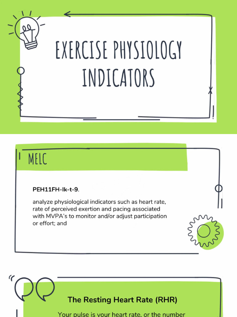 Topic-4-Exercise Physiology Indicators | PDF