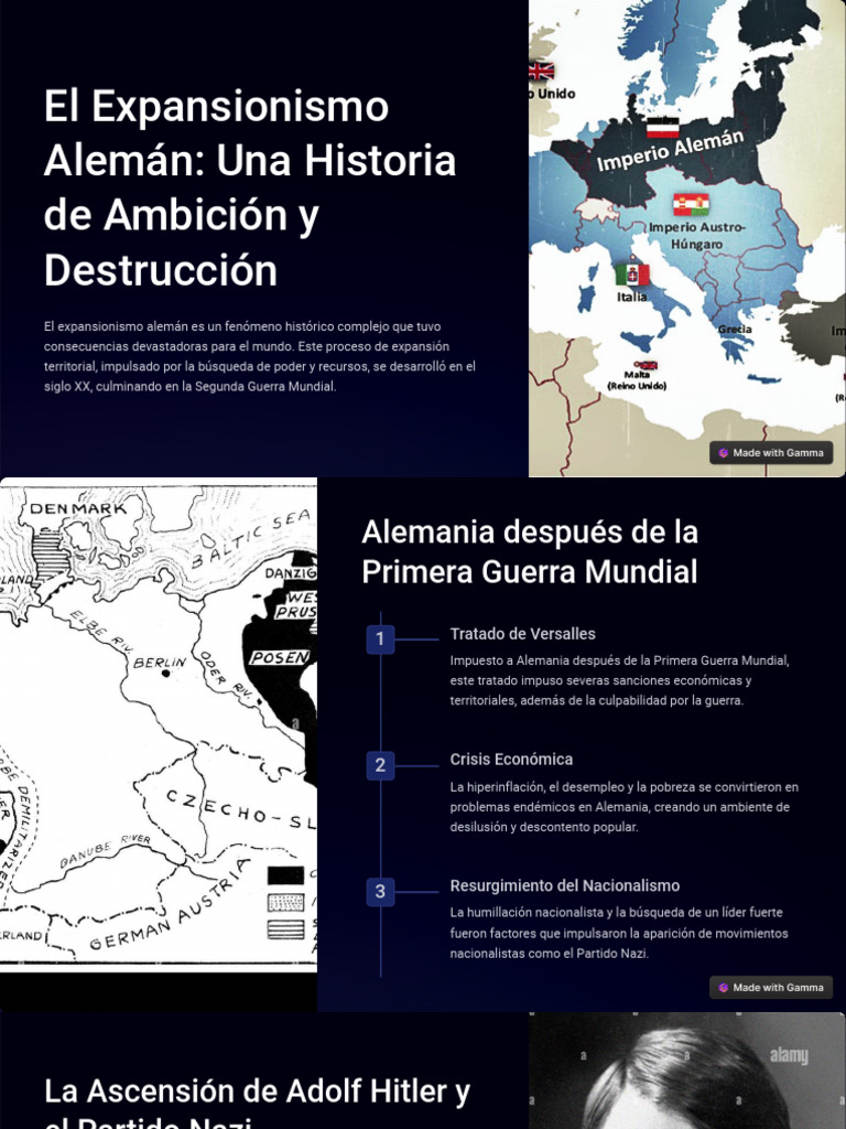 Expansionismo Alemán: Historia y Consecuencias | PDF | Alemania nazi ...
