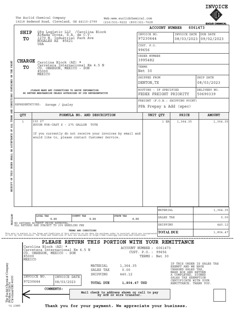 2023-00703 - Fact For Cast PBH | PDF | Invoice | Taxes