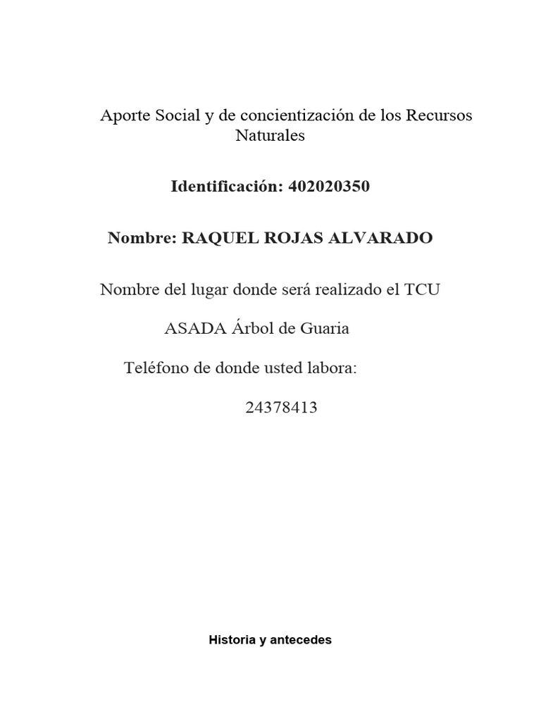 Tcu 2 | PDF | Agua | Entorno natural