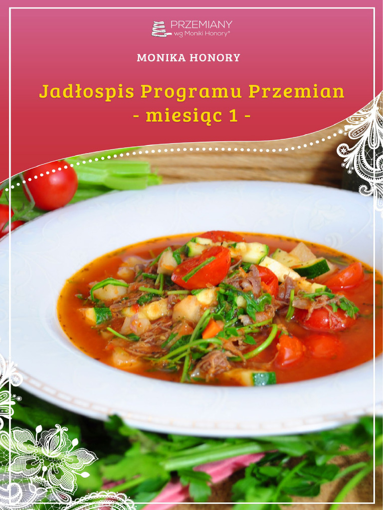 JADLOSPIS Na Miesiac 1 | PDF