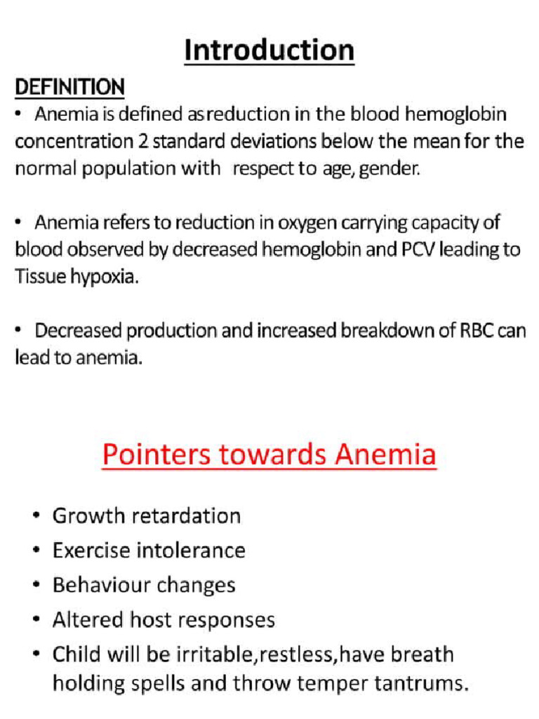 Approach To Anemia in Children - 20240514 - 140010 | PDF