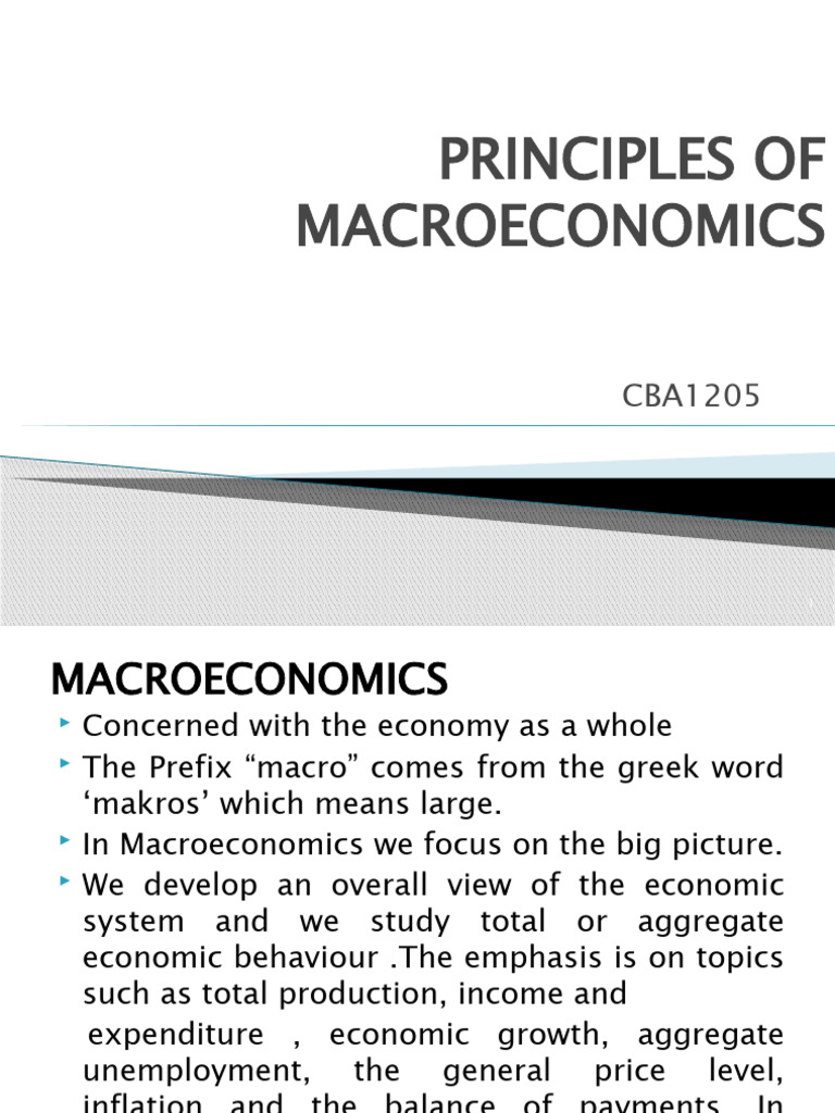 Macroeconomics Module | PDF | Gross Domestic Product | Macroeconomics