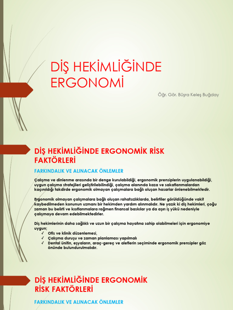 Ergonomi 2 Hafta | PDF
