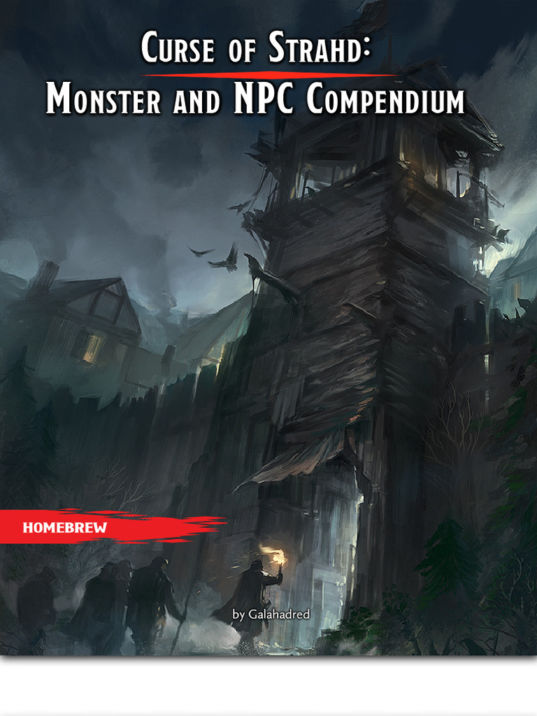 CoS Monster and NPC Compendium - GM Binder | PDF | Werewolves