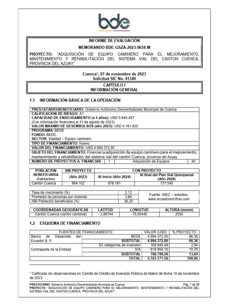 Bde Gsza 2023 0658 M | PDF | Ecuador | Bancos