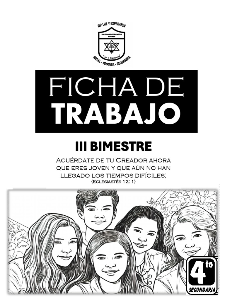 Ficha 4º Secundaria RM | PDF