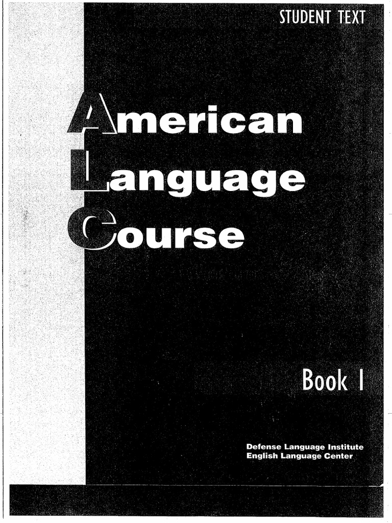 American Language Course Book 1 | PDF