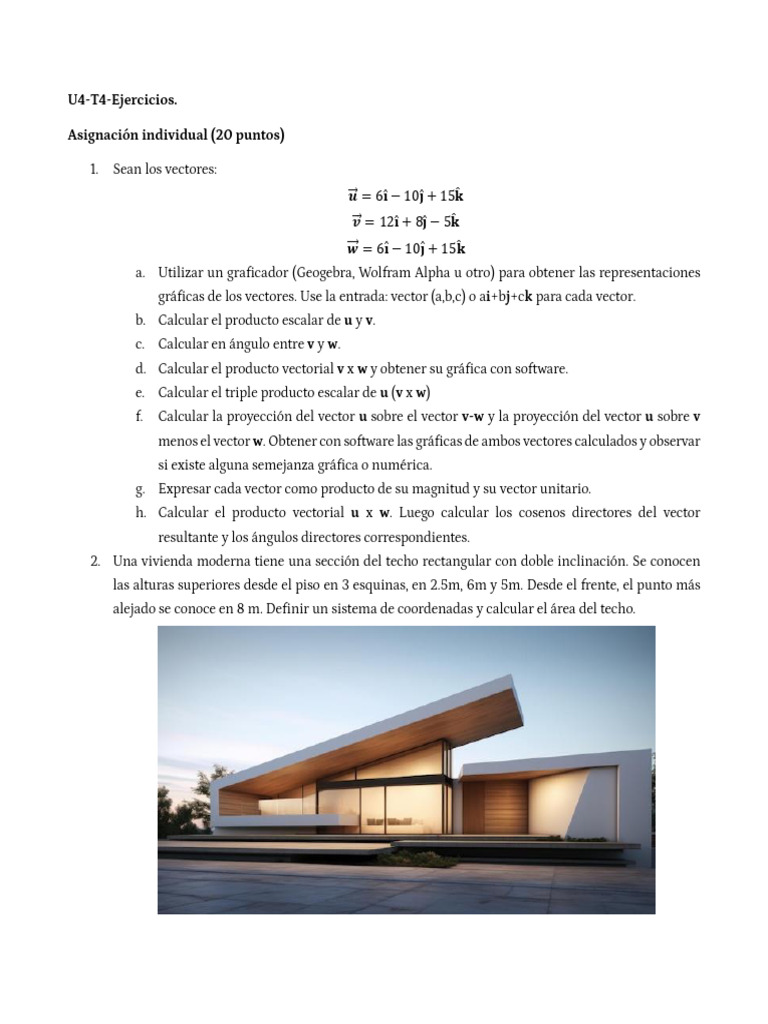 U4 T1 Ejercicios | PDF